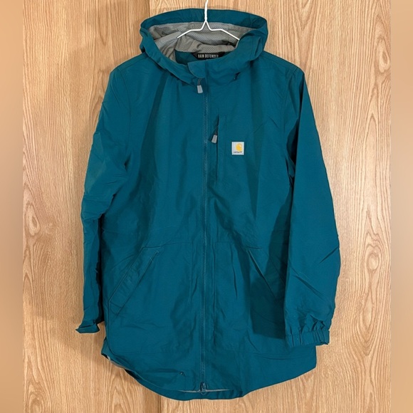 Carhartt | Jackets & Coats | Carhartt Rain Defender Teal Relaxed Fit ...